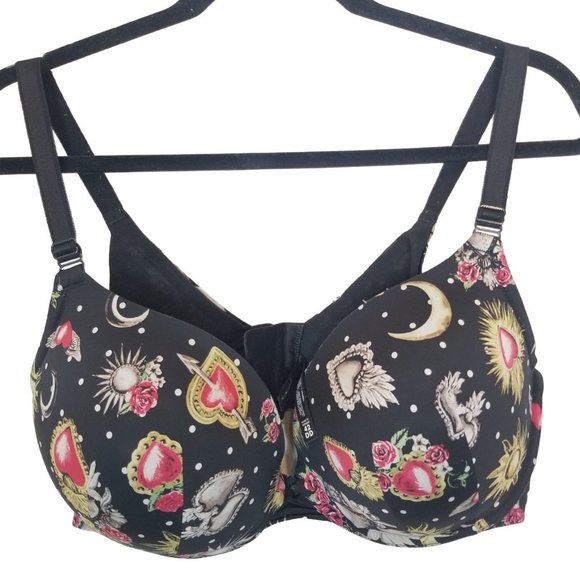 torrid | Intimates & Sleepwear | Torrid Curve Womens 42dd Black Heart ...
